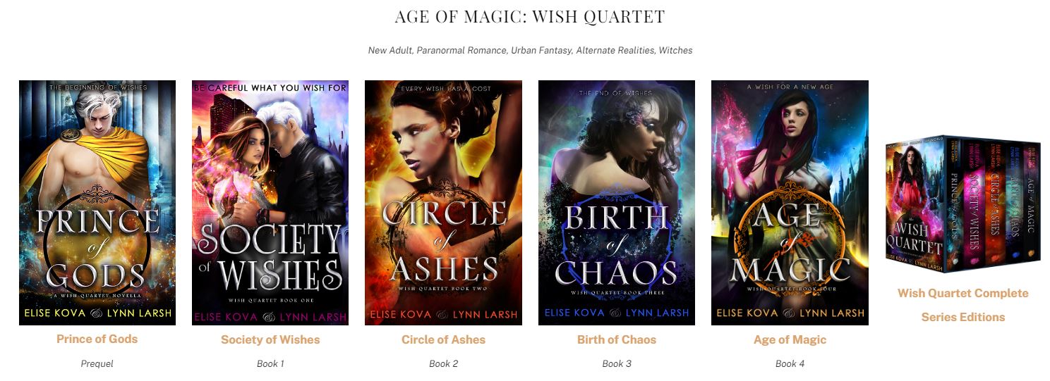 Orden de lectura: Elise Kova - Cómo leer los libros de Elise Kova