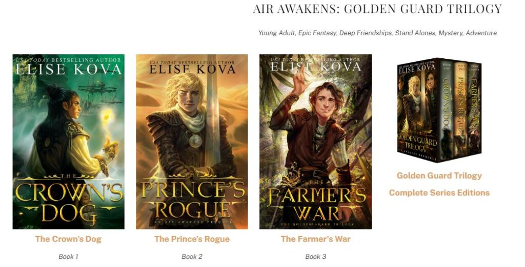 Orden de lectura: Elise Kova - Cómo leer los libros de Elise Kova