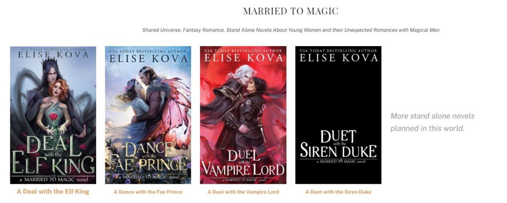 Orden de lectura: Elise Kova - Cómo leer los libros de Elise Kova - Daniel Sepúlveda