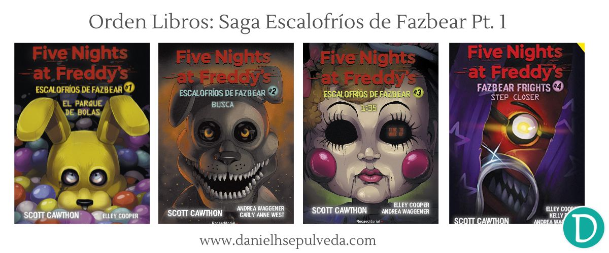 Orden de Libros Saga Five Nights at Freddy's - Scott Cawthon