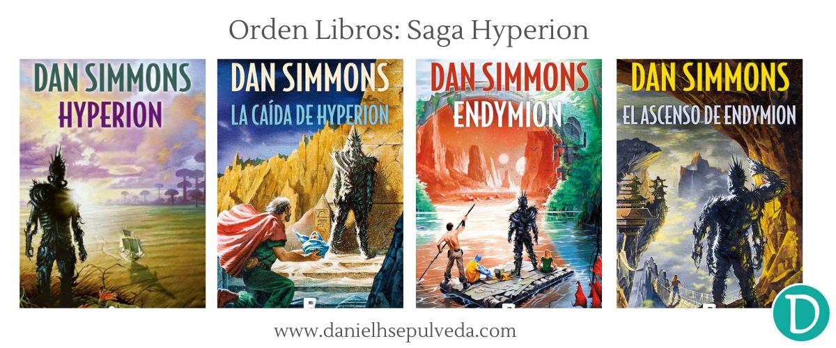 Orden Libros Saga Los Cantos de Hyperion - Dan Simmons